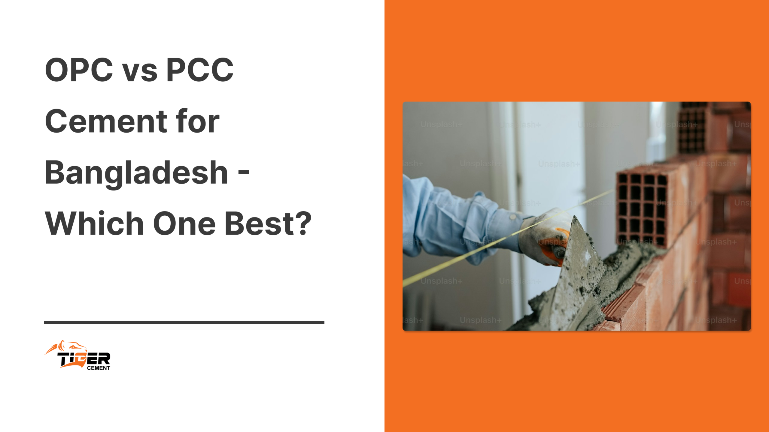 OPC vs PCC: Which is Best for Bangladesh? | Tiger Cement
